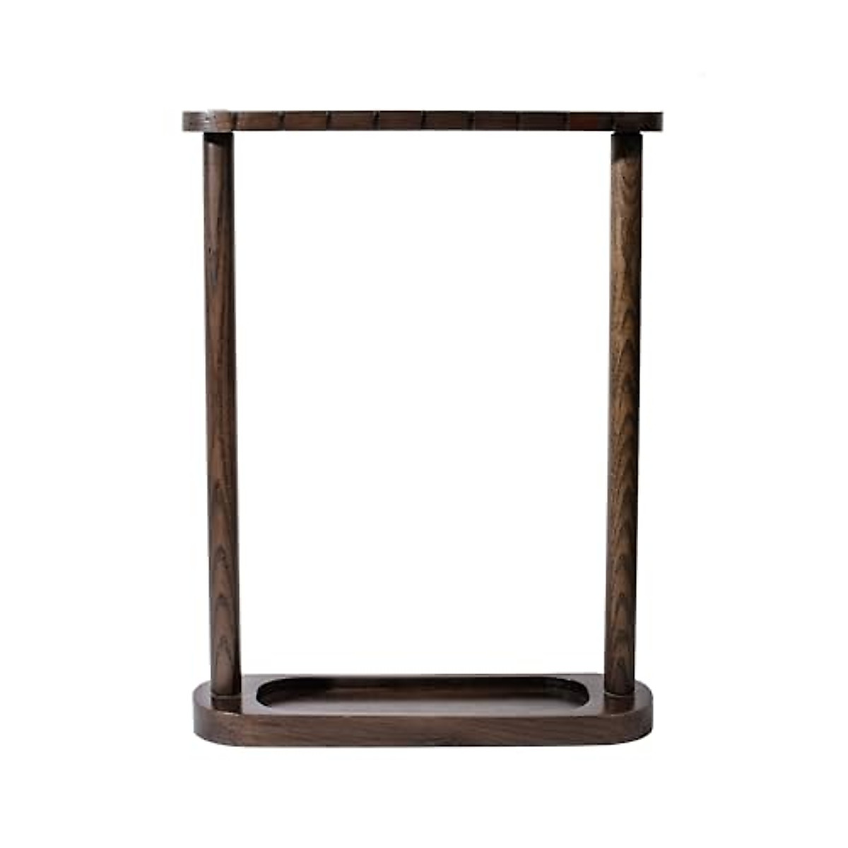 Kihomi Pendulum Display Stand with Tray | Wooden Crystal Stone Holder Up to 17 Pendulums and Crystal Pendants - Aesthetic Witchy Decor, Witchcraft and Wiccan Supplies for Your Spiritual Space (Brown)