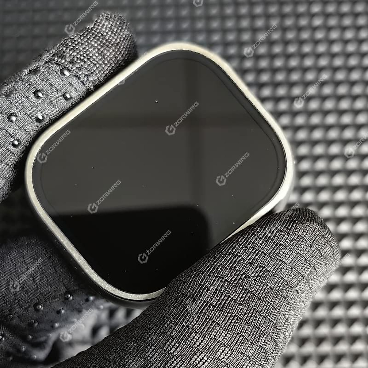 Hello Watch 3 AMOLED Men Smart Watch H11 Ultra Upgraded Full Screen Titanium Smartwatch with NFC Compass 4GB ROM for Android iOS (White Alpine C)
