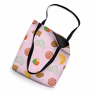 Conchas Pan Dulce Pattern on Pink Latina Gift Mexican Bakery Tote Bag
