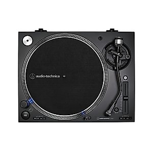 Audio-Technica at-LP140XP-BK Direct-Drive Professional DJ Turntable, Black (Renewed)