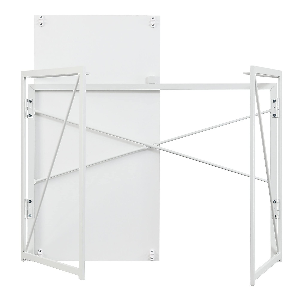 Convenience Concepts Xtra Folding Desk, White/White