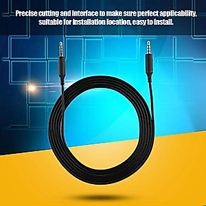 Zopsc Head-Mounted Gaming Headset Cable Male to Male with 3.5mm Gold-Plated Plug, Suitable for Logitech Astro A10 A40 A30 A50