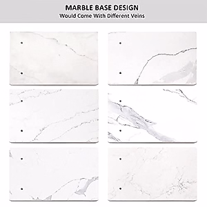 EADOT 41 Inch Standing Towel Rack Double L Shape Bath Towel Sheet Holder with Marble Base for Bathroom Floor Next to Tub or Shower Towel Stand for Bathroom Floor Stainless Steel Brushed Nickel