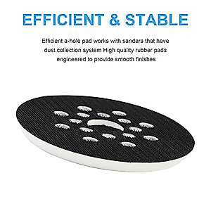 5 Inch Hook & Loop Replacement Orbital Sander Backing Pad for Bosch RS034 RS035 Compatible with Bosch Models ROS10 ROS20 ROS20VS ROS20VSC ROS20VSK (3 Pack)