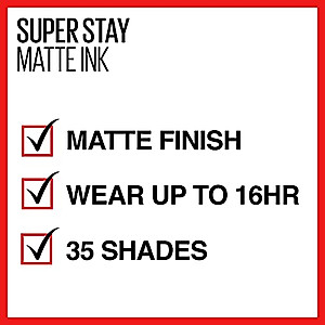 Maybelline New York SuperStay Matte Ink Liquid Lipstick, Spiced Edition, Individualist, 0.17 Ounce