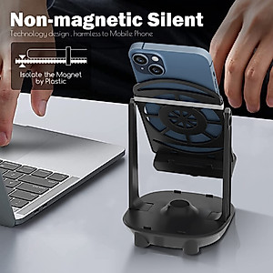 Orzero Steps Counter Compatible for Po-ke-mon Go Walker Phone Swing Accessories Cellphone Pedometer (USB Cable) (Easy Installation) (Mute Version) Egg hatcher Rocker Quick Steps Earning Device - Black