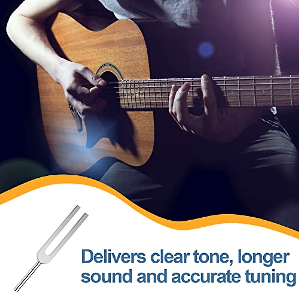 Soulmate Tuning Fork 528 Hz Tuning Forks for Healing with Silicone Hammer and Cleaning Cloth Chakra DNA Repair Sound Healing Musical Instrument Tuning Fork