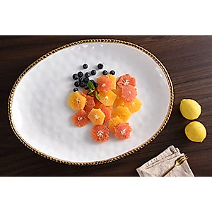 Pampa Bay Golden Salerno Oval Platter