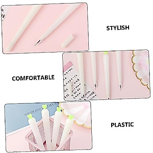 NUOBESTY 10pcs Black Gel Pen Cartoon Carrot Pen Cute Carrot Ink Pen Lovely Ballpoint Pen Black Ink Pens Stylus for Ball Point Pens Black Multi-function Handwriting Pens Pens Work