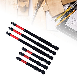 Lerpwige 6Pcs FPH2 Special Cross Bit for Screwdriver Torque Electrical Tools for Electricians Circuit Breakers Hand Tools FPH2 Size Magnetic Screwdriver Set