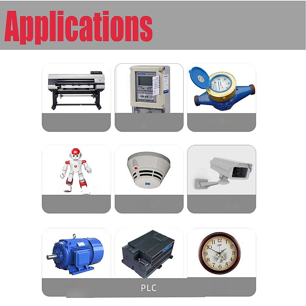 5-Pack ER6V/3.6V 2400mAh PLC Lithium Battery, ER6VC119A/ER6VC119B with Brown Plug for M64 System