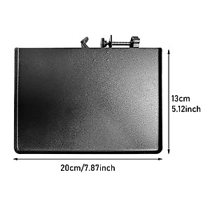 SYCOOVEN Sound Card Tray, Metal Height Adjustable Shelf for Small Items Microphone Stand Replacement Part Music Stand Accessories (Size:7.87x5.12inch)