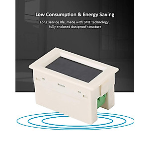 LCD Voltmeter, D85-2042A Double Digital Display LCD Voltmeter Ammeter AC80-500V Voltage Meter Current Meter Tester