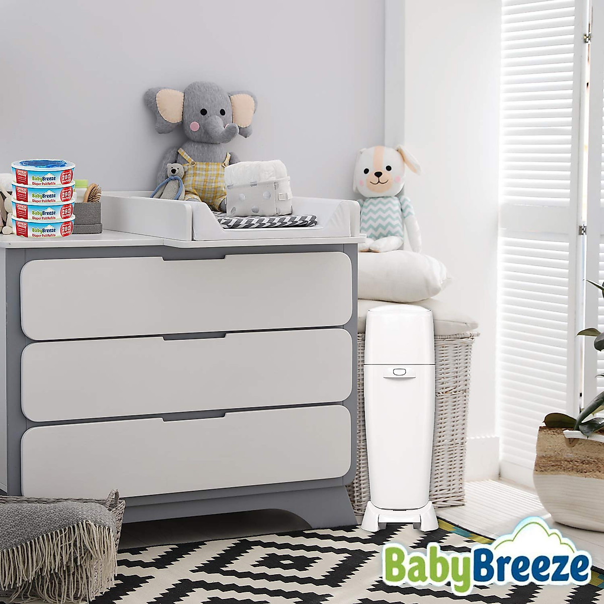 Diaper Pail Refill Bags for Playtex Diaper Genie- 1680 Count (6 Pack) – by BabyBreeze#