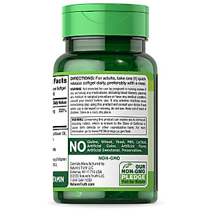Vitamin A 10000 IU Softgels | 100 Count | Non-GMO, Gluten Free Supplement | by Nature's Truth