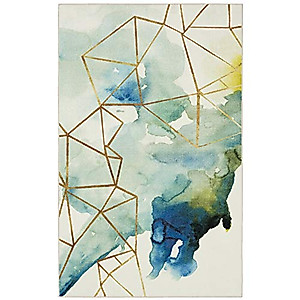 Mohawk Home Cognition Water Area Rug, 5' X 8', Blue