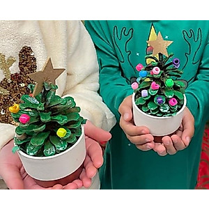 The HC Companies 2.5 Inch Sprite Mini Succulent Pot - Small Plastic Planter with Drainage for Indoor Plants, Crafts, Wedding Favors, Vanilla Bisque (20 Pack)