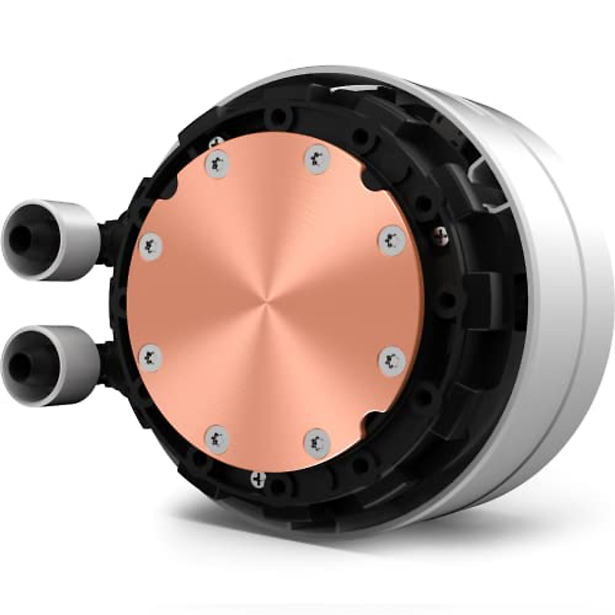 NZXT Kraken X73 RGB 360mm - RL-KRX73-RW - AIO RGB CPU Liquid Cooler - Rotating Infinity Mirror Design - Powered by CAM V4 - RGB Connector - AER RGB V2 120mm Radiator Fans (3 Included) - White