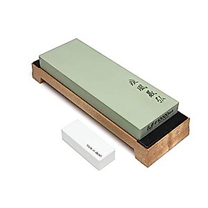 Yoshihiro Professional Grade Toishi Japanese Whetstone Knife Sharpener Water Stones (#10000 grit)
