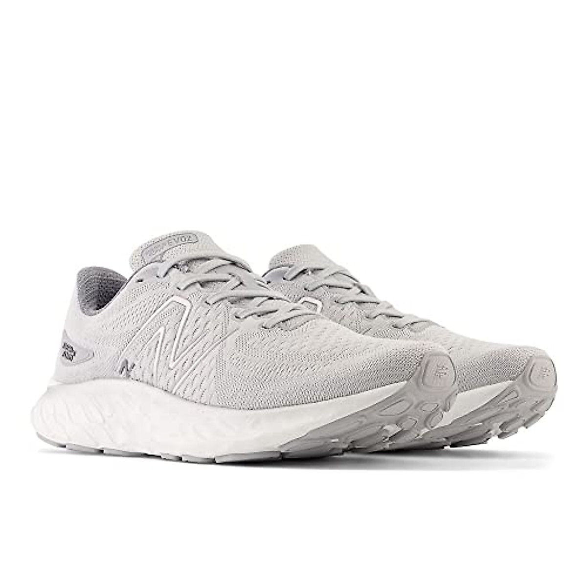 New Balance Men's Fresh Foam X Evoz V3 Running Shoe, Graphite/Aluminum Grey/Silver Metallic, 7.5 X-Wide