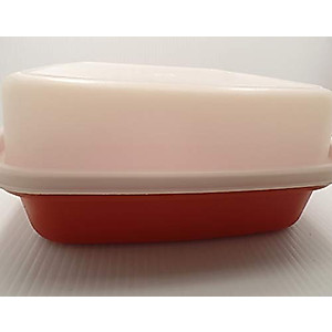 Vintage Tupperware Season Serve Marinade Keeper Container ~ Paprika