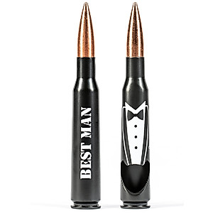 Best Man Gifts for Wedding - Engraved ‘BEST MAN' 50 Cal Bottle Opener I Best Man Proposal Gift I Will You Be my Best Man Gifts