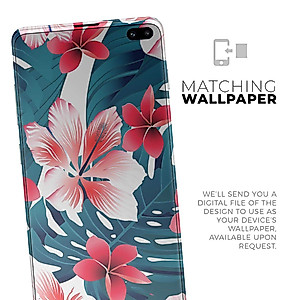 DesignSkinz Tropical Summer Vivid Floral Protective Vinyl Decal Wrap Skin Cover Compatible with The Samsung Galaxy S20 (Screen Trim & Back Glass Skin)