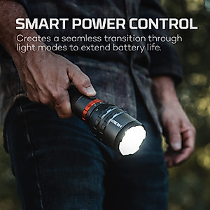 NEBO Davinci Powerful, Rechargeable and Waterproof Handheld Flashlight and Power Bank