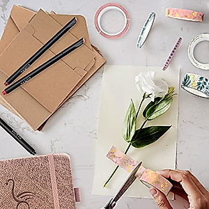 Ultimate All-in-One Journaling Kit - Incl. Dotted Journal, Stencils, Stickers, Pens, Washi Tapes, Small Envelopes and More Bullet Checklist Supplies