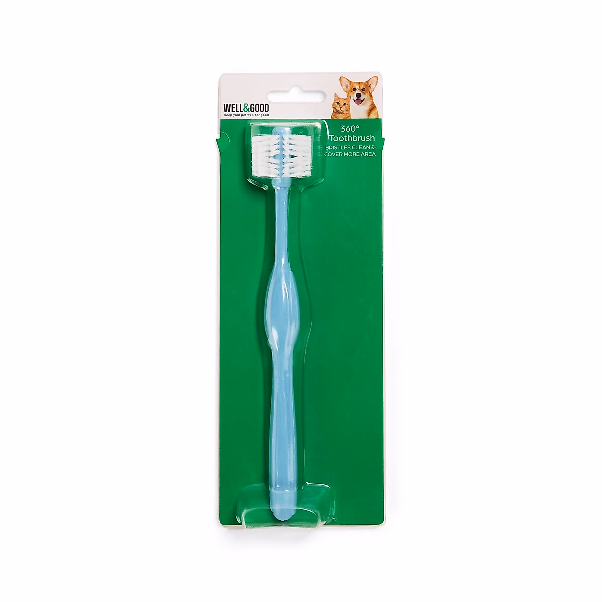 Well & Good 360-Degree Dental Toothbrush for Dogs