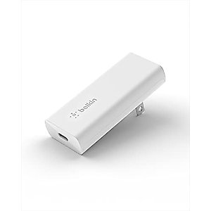 Belki GaN Wall Charger 20W Fast Charging PD USB-C Power Delivery for iPhone 13, 12, 11, Pro, Pro Max, Mini, iPad, AirPods, Galaxy S22, S21, Plus, Ultra, and More