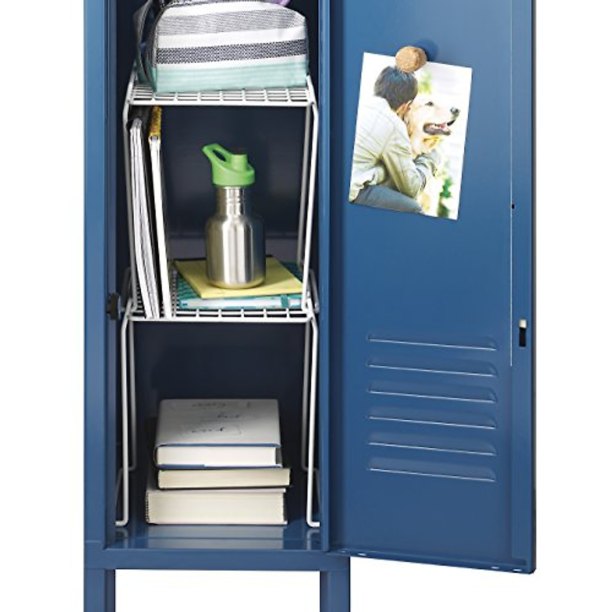 Whitmor Tall Stacking Shelf 12.88" White