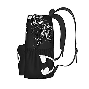 Mitterm Black Backpack Travel Work Laptop Backpack for Women Men Hiking Large Capacity Bag Fashion Lightweight Daypack for Business Work…