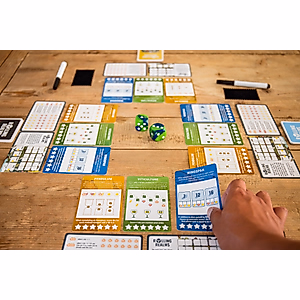 Stonemaier Games: Rolling Realms | A Light Strategic Roll-and-Write Game for Families and Adults | 1-6 Players, 30 Mins, Ages 14+