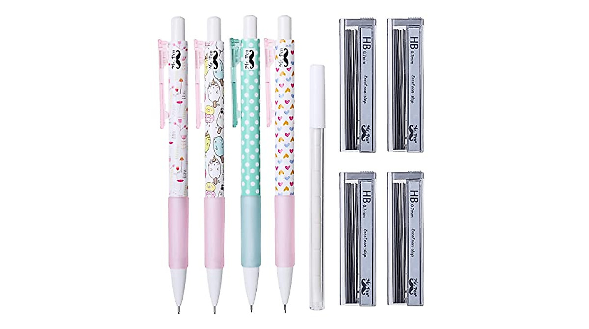 Mr. Pen 0.7mm Mechanical Pencil Set for Kids - 16 Pcs