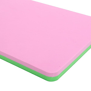 AUNMAS Fondant Foam Pad, Rectangular Fondant Cake Sponge Pad Mat with 5 Holes for Cake Decoration, DIY Paste/Sugar Flower/Gum/Chocolate/Clay Modelling Tools Drying Tray, Pink Green