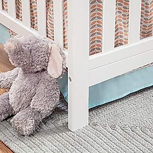 Carter's by DaVinci Nolan 4-in-1 Convertible Crib in White, Greenguard Gold Certified, 1 Count (Pack of 1)