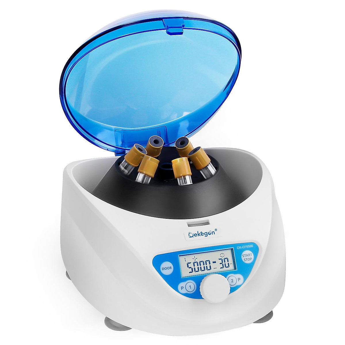 Cekegon PRP Centrifuge Machine 6x15mL/10mL/7mL/1.5-5ml, Benchtop Lab Centrifuges with 300-5000rpm Max. 2600xg RCF for Laboratory College