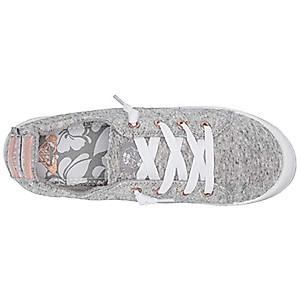 Roxy Women's Bayshore Slip On Sneaker Shoe, Dark Grey 20, 8.5 M US