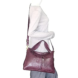 Flower Satchel (Cabernet)