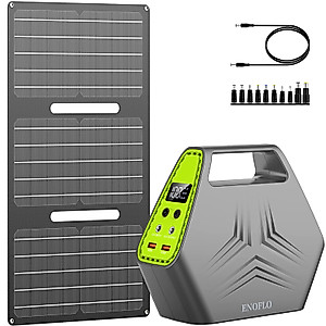 Portable Power Station 97Wh Portable Laptop Chargers with 30W Portable Foldable Solar Panels Charger For Outdoor Camping Solar Battery Chargers