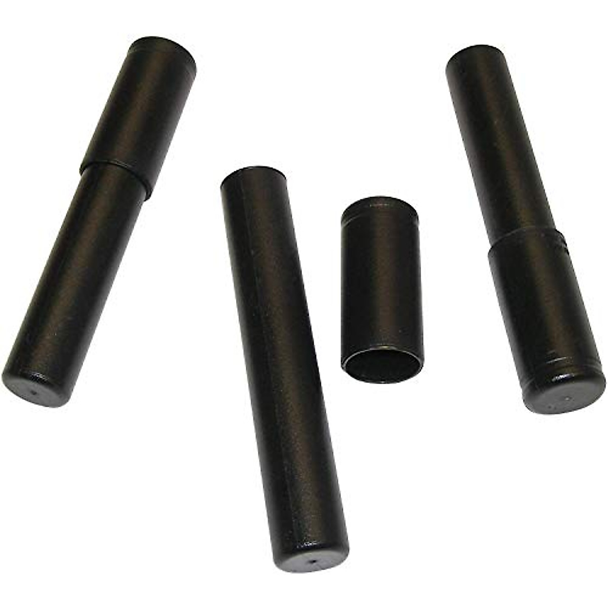2 Black Single Cigar Airtight Storage Travel Tubes telescoping Crush-Proof Humidor Holder