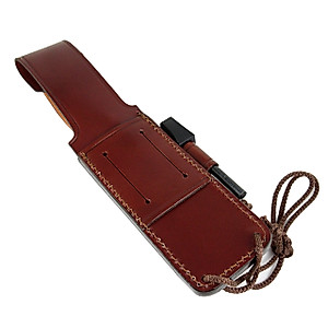 CELTIBEROCOCO - Outdoor / Survival / Hunting / Tactical Knife - Cocobolo Wood Handle, Stainless Steel MOVA-58 with Genuine Leather Multi-positioned Sheath + Sharpener Stone + Firesteel