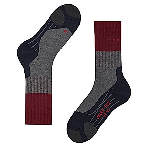 FALKE Men's Standard TK2 M SO, Grey (Lightgrey/Red 3408), 12.5-13.5