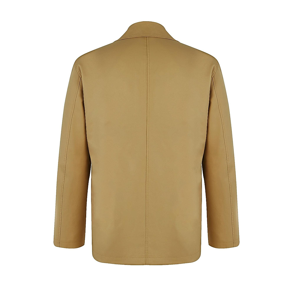 Pretifeel Mens Lightweight Safari Jacket Casual Military Button Up Multi-Pocket Cargo Coat Outwear