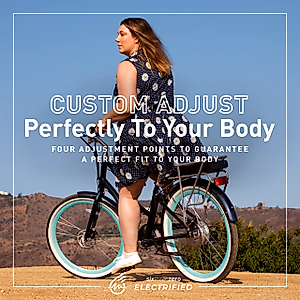 sixthreezero EVRYjourney Women's Electric Bike, 7-Speed Step Through Beach Cruiser eBike Bicycle, 500 Watt Motor, 26 Inch Wheels, Camel Mauve