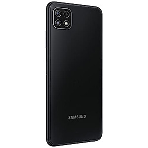 Samsung Galaxy A22 5G (128GB, 4GB) 6.6" 90Hz, Android 11, 48MP Triple Camera, Dual SIM 4G Volte Unlocked (GSM Only) International Model A226BR/DSN (Extra Fast Charger Bundle, Gray) (Renewed)