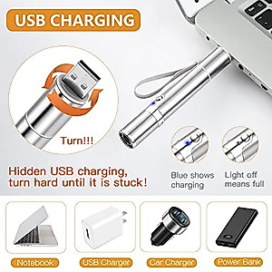 Decflow Cat Toy Interactive Cat Pointer Toys for Indoor Cat and Dog Play Chase Exercise, Rechargeable Handheld Kitten Toys with Rotary USB Charging.