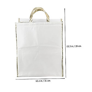 INOOMP Tote Bags food delivery aluminum tote cooler nonwoven peritonealwaterproof Packing Insulated Bag