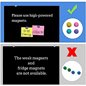 DEVELOP Magnetic Black Glass Dry Erase Board, 47.2 x 31.5 Inches, Frameless Wall Mounted Writing Glass Whiteboard with 4 Markers, 2 Magnets, 1 Eraser